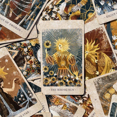 Solar Kingdom Tarot Deck – 78-Card Oracle-Inspired Tarot Set for Moder