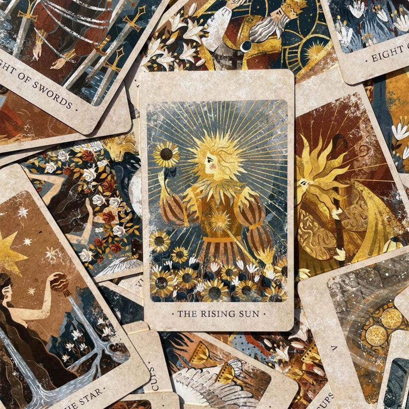 Solar Kingdom Tarot Deck – 78-Card Oracle-Inspired Tarot Set for Moder