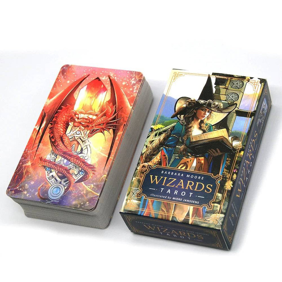 The Wizards Tarot 78 Piece Card Deck - Tarot Treasures